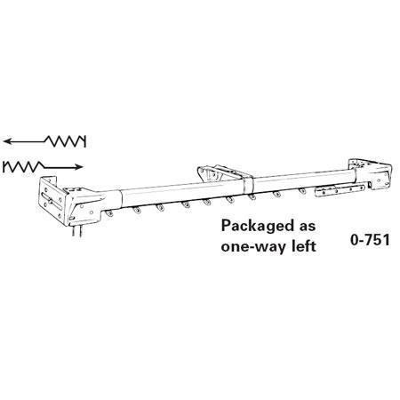 Graber Regular Duty One Way Convertible Traverse Rods